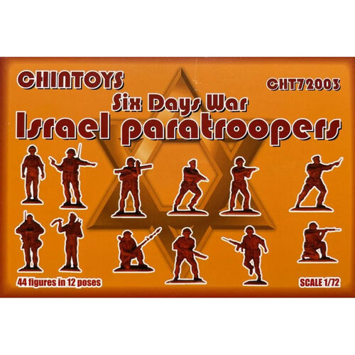 NEW! CHINTOYS 72003 Israel Paratroopers - Six Days War