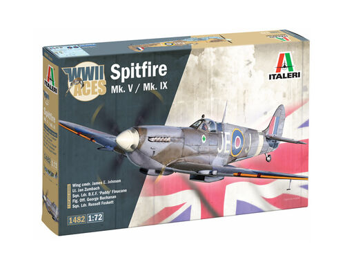 NEW! Italeri 1482 Supermarine Spitfire Mk.V / Mk.IX Aces