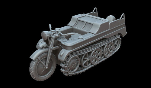 White Stork Miniatures M72010 Sd.kfz. 2 Kettenkrad (3D-Printed)