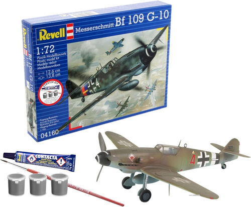 NEW! Revell 74160 Messerschmitt Bf-109 G-10 Starter Kit