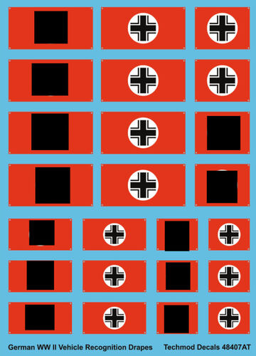 Techmod 48407 German WWII Vehicle Recognition Drapes