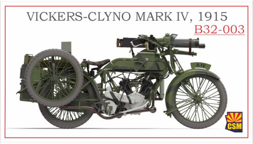 NEW! Copper State Models B32-003 Vickers-Clyno Mark IV (1915)