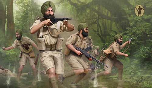 Strelets-R M119 British Indian WWII Infantry