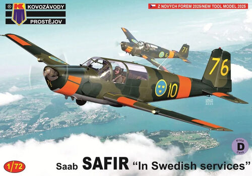 NEW! Kovozavody Prostejov 72523 SAAB Safir In Swedish Services