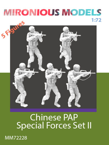 NEW! Mironious Models 72228 Chinese PAP Special Forces Set II (5 Figures)