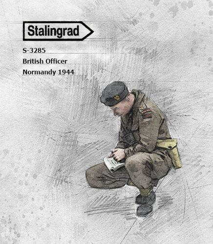NEW! Stalingrad 3285 British Officer - Normandy 1944 (1 Figure)