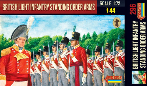 NEW! Strelets-R 29672 British Light Infantry Standing Order Arms - 44 Figures (Napoleonic Wars)