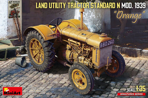 MiniArt 38098 Land Utility Tractor Standard N “Orange” (Mod. 1939)