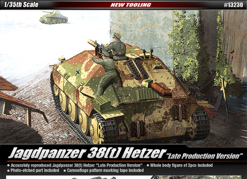 Academy 13230 Jagdpanzer 38(t) Hetzer [Late Production Version]