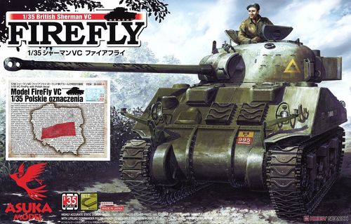 Asuka model 35-009SA British Sherman VC Firefly Polskie oznaczenia
