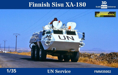FinMilModels 35002 Finnish Sisu Xa-180 - UN Sercice