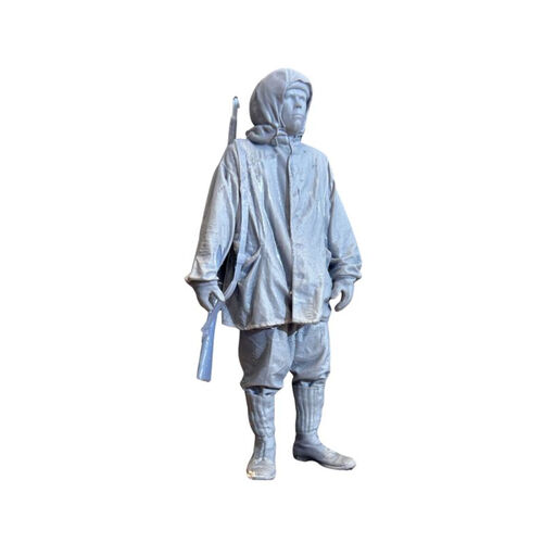 NEW! 3d Scale Model Universe 16FH001 Finnish Hero - Simo Häyhä White Death (1 Figure / 3D-Printed)