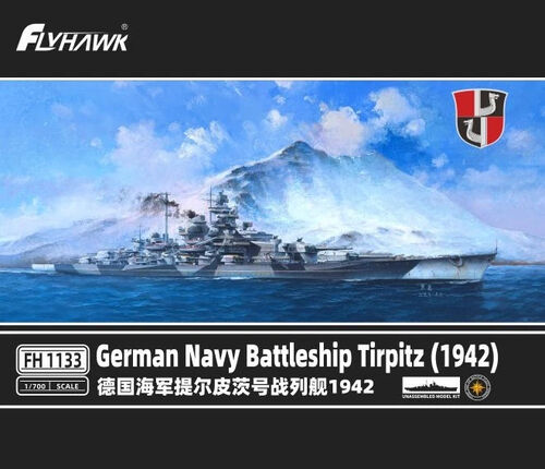 NEW! Flyhawk 1133 German Battleship Tirpitz (1942)