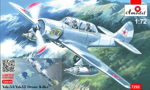 NEW! A-Model 7292-01 Yakovlev Yak-54/52 - Drone Killer