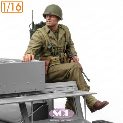 NEW! SOLMODEL MM997 US WWII Army Field Radio Operator (1 Figure / 3D-Printed)