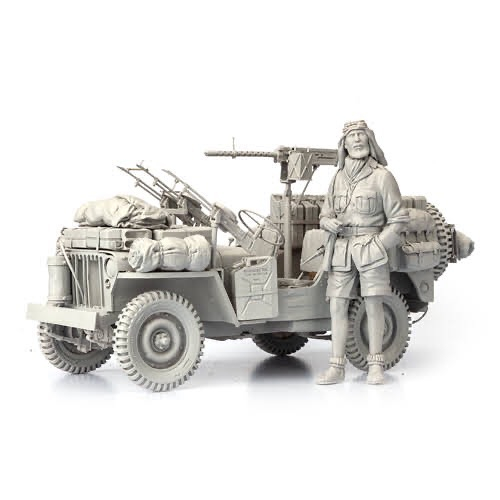 NEW! SOLMODEL MM353 British WWII SAS 1/4 Ton 4x4 Patrol Car