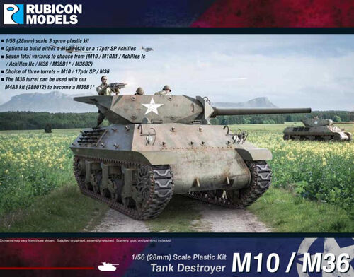 NEW! Rubicon Models 280029 M10 Wolverine / M36 Jackson