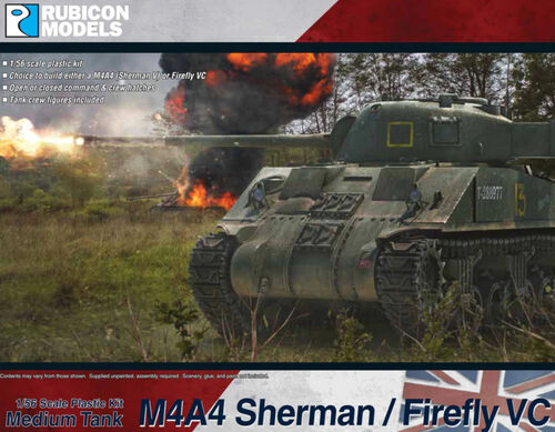 NEW! Rubicon Models 280088 Sherman M4A4 / Firefly Vc