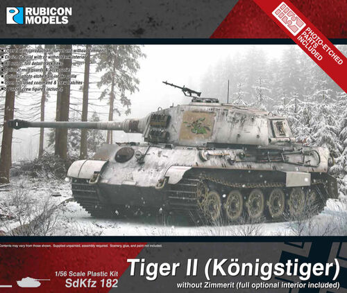 NEW! Rubicon Models 280099 King Tiger with Full Interior