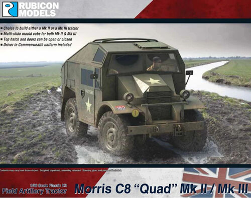NEW! Rubicon Models 280114 Morris Quad Mk.II / Mk.III