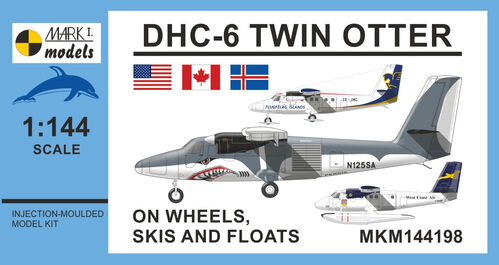NEW! Mark I Models 144198 de Havilland Canada DHC-6 Twin Otter - On Wheels, Skis and Floats