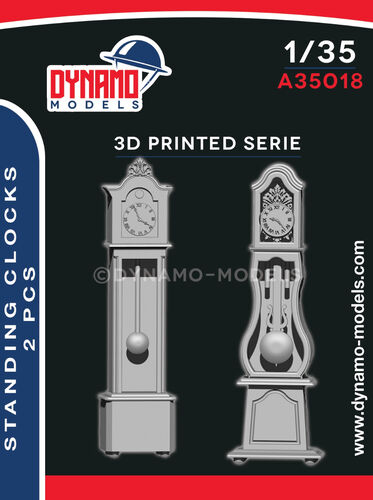 Dynamo-Models A35018 Standing Clocks (2 pcs / 3D-Printed)