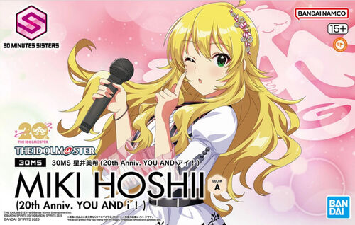 Bandai 68862 30MS The Idolmaster Miki Hoshii (20th Anniv You And I !)