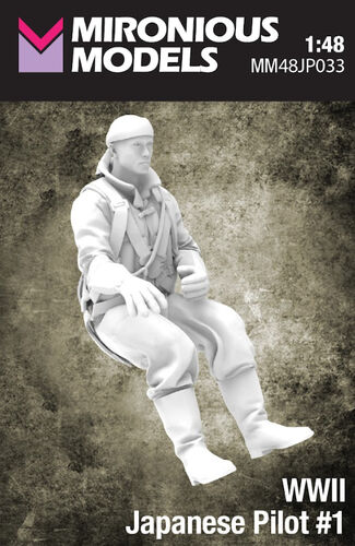 NEW! Mironious Models 48JP033 Japanese WWII Pilot No.1 (1 Figure)