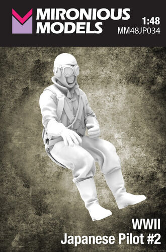 NEW! Mironious Models 48JP034 Japanese WWII Pilot No.2 (1 Figure)