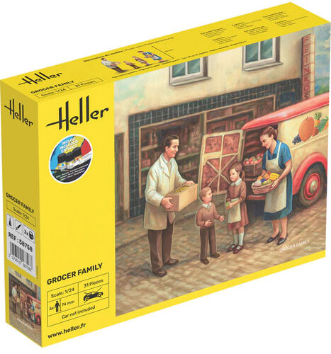 NEW! Heller 58758 Grocer Family Starter Kit