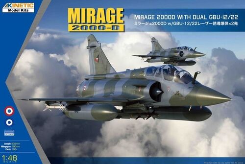 Kinetic 48120 Mirage 2000D with dual GBU-12/22