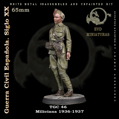 NEW! El Viejo Dragon TGC46 Miliciana 1936-1937 (1 Figure)