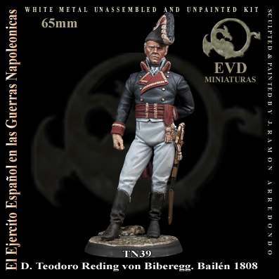 NEW! El Viejo Dragon TN39 D. Theodor Reding von Biberegg - Bailen 1808 (1 Figure)