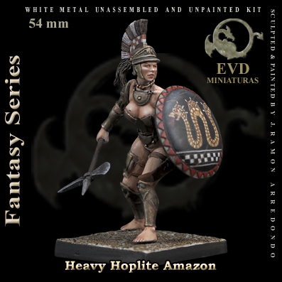 NEW! El Viejo Dragon FS34 Heavy Hoplite Amazon (1 Figure)