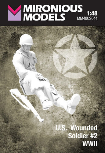 NEW! Mironious Models 48US044 US WWII Wounded Soldier No.2 (1 Figure)
