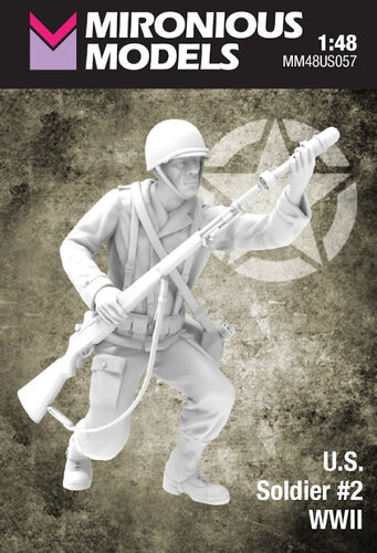 NEW! Mironious Models 48US057 US WWII Soldier No.2 (1 Figure)