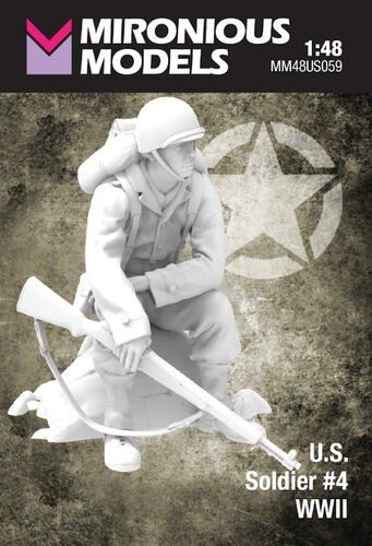 NEW! Mironious Models 48US059 US WWII Soldier No.4 (1 Figure)