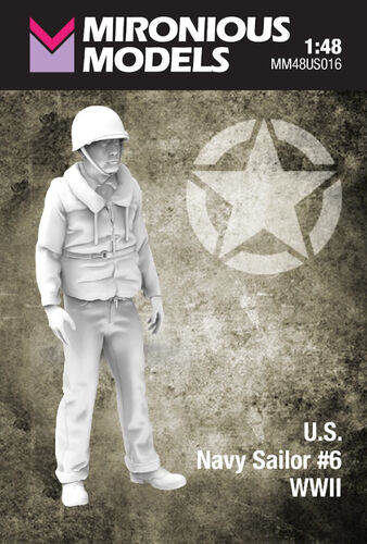 NEW! Mironious Models 48US016 US WWII Navy Sailor No.6 (1 Figure)