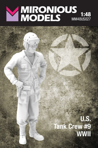 NEW! Mironious Models 48US027 US WWII Tank Crew No.9 (1 Figure)
