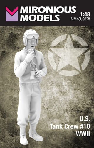 NEW! Mironious Models 48US028 US WWII Tank Crew No.10 (1 Figure)