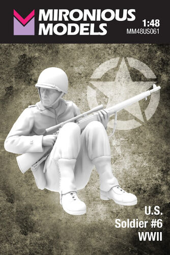 NEW! Mironious Models 48US061 US WWII Soldier No.6 (1 Figure)