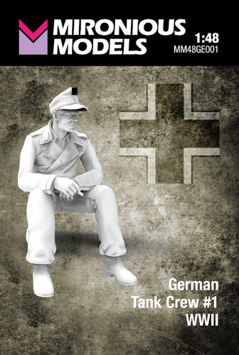 NEW! Mironious Models 48GE001 German WWII Tank Crew No.1 (1 Figure)