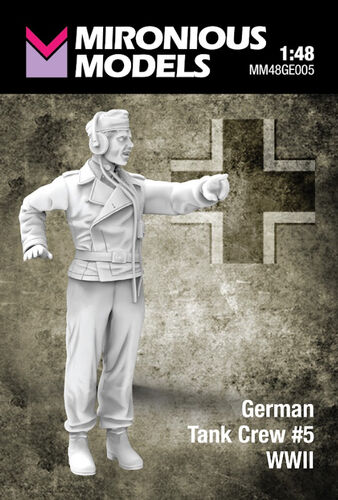 NEW! Mironious Models 48GE005 German WWII Tank Crew No.5 (1 Figure)