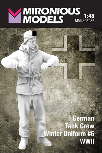 NEW! Mironious Models 48GE035 German WWII Tank Crew - Winter Uniform No.6 (1 Figure)