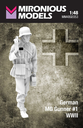 NEW! Mironious Models 48GE053 German WWII MG Gunner No.1 (1 Figure)