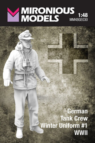 NEW! Mironious Models 48GE030 German WWII Tank Crew - Winter Uniform No.1 (1 Figure)