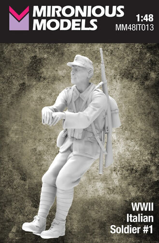 NEW! Mironious Models 48IT013 Italian WWII Soldier No.1 (1 Figure)