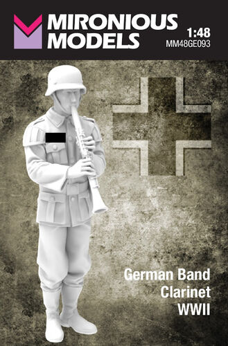 NEW! Mironious Models 48GE093 German WWII Band Clarinet (1 Figure)