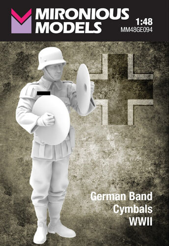 NEW! Mironious Models 48GE094 German WWII Band Cymbals (1 Figure)