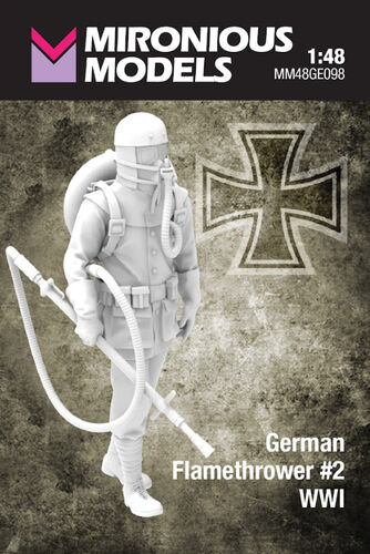 NEW! Mironious Models 48GE098 German WWI Flamethrower No.2 (1 Figure)
